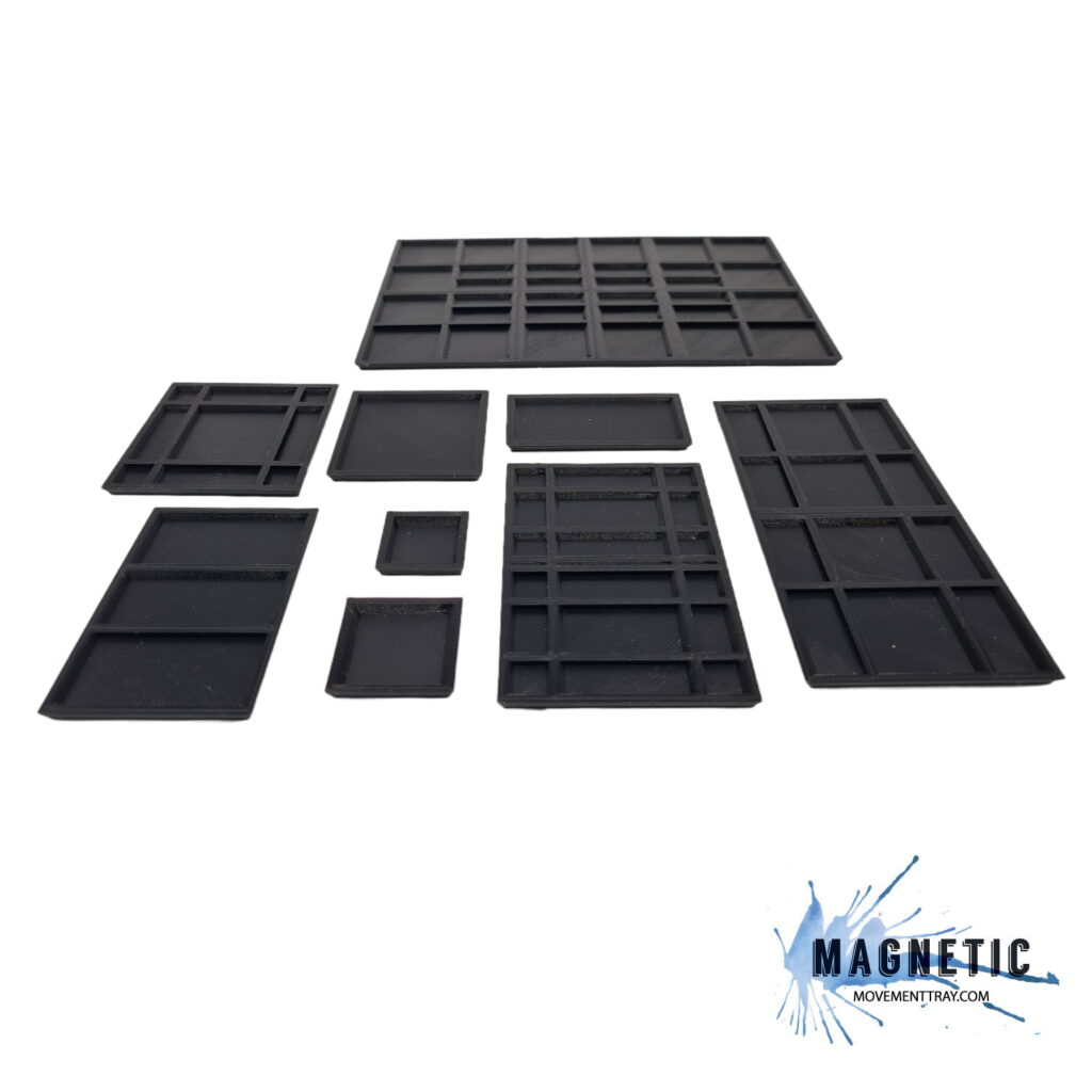 Square plastic bases – Magnetic Movementtray.com